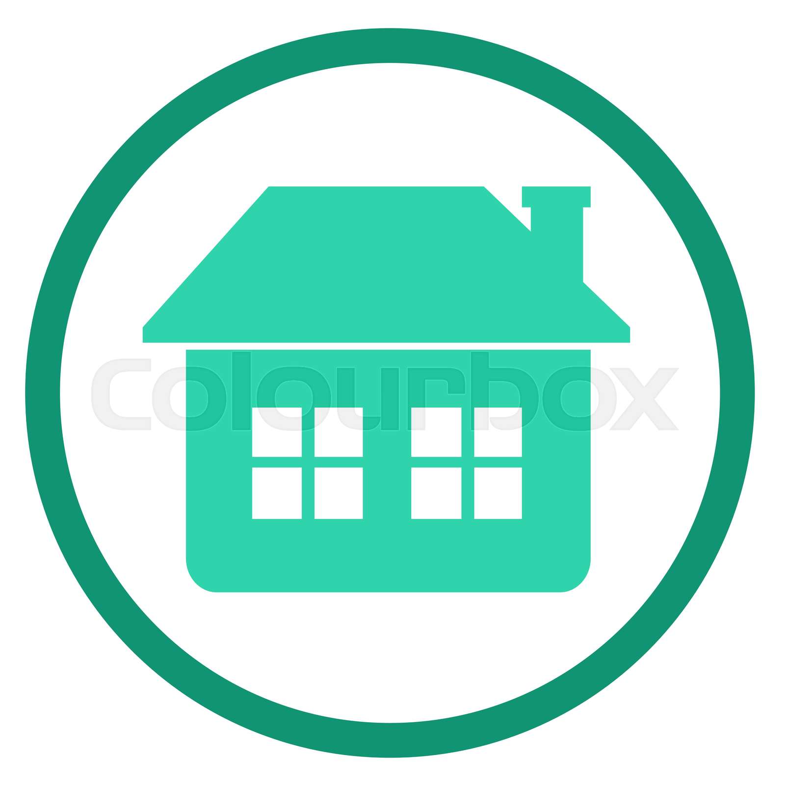 House and Home icon symbol sign | Stock vector | Colourbox