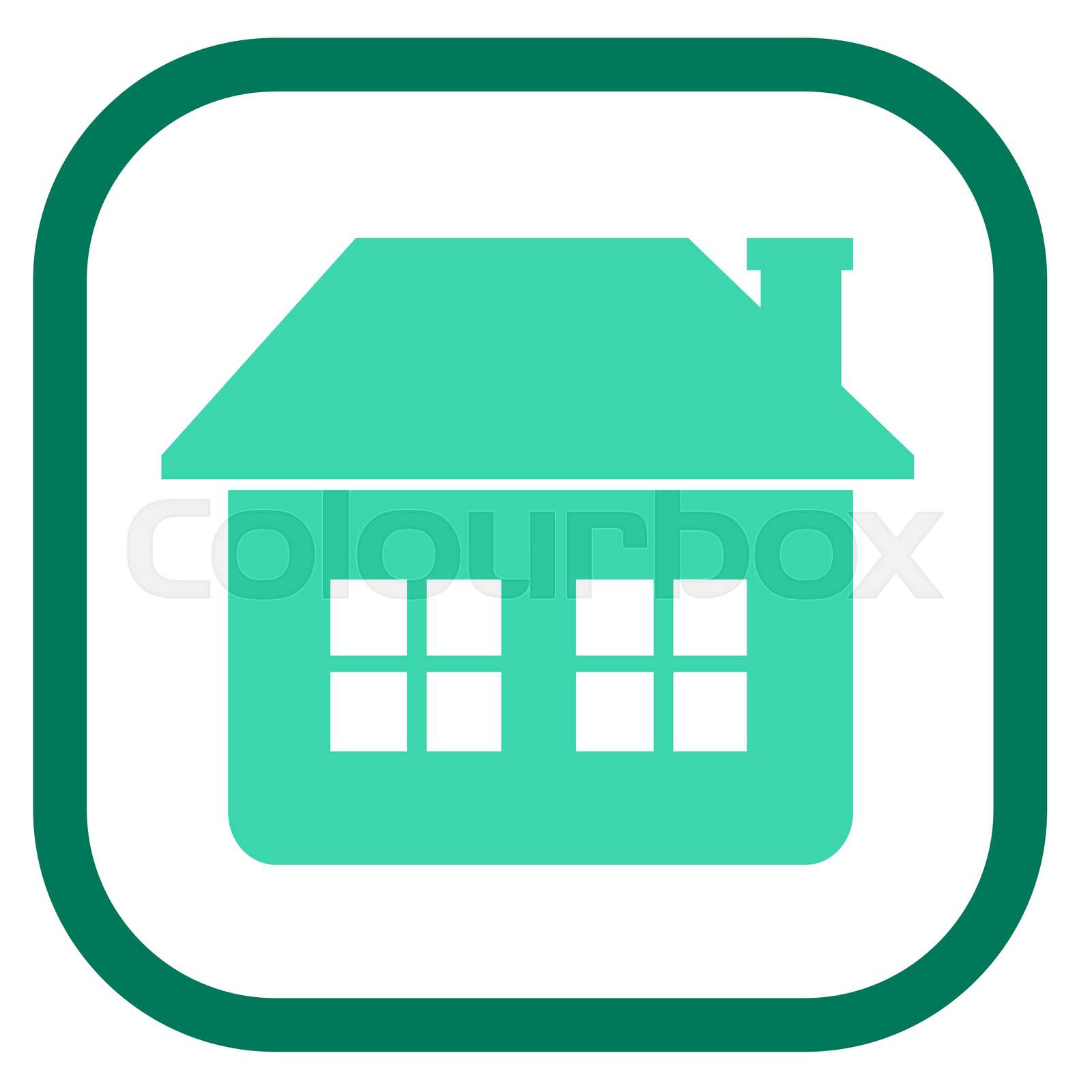 House and Home icon symbol sign | Stock vector | Colourbox