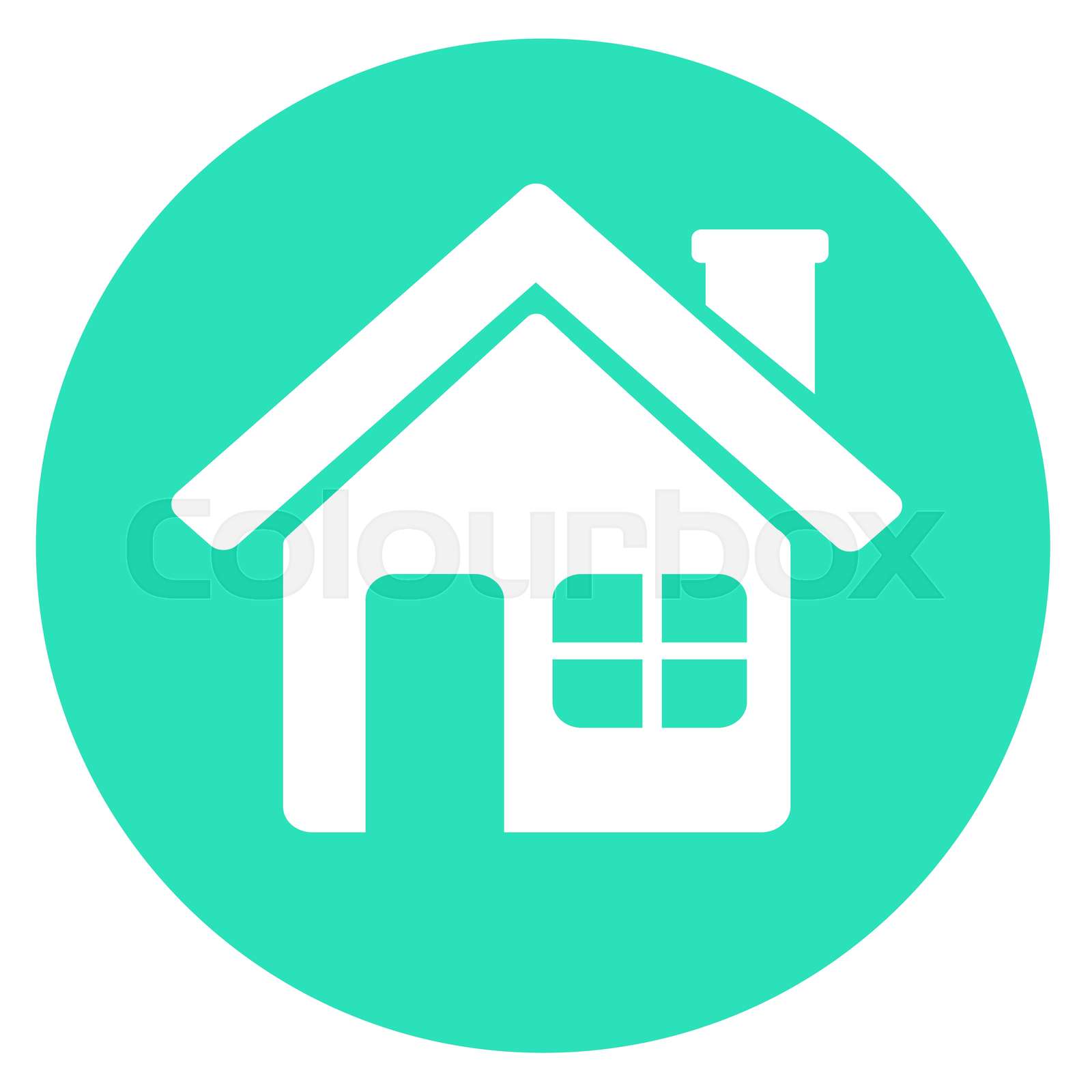 House and Home icon symbol sign | Stock vector | Colourbox