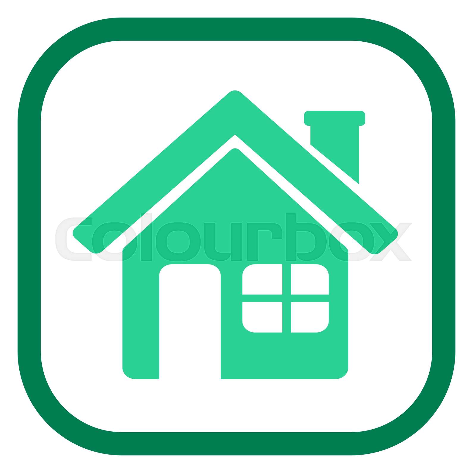 House and Home icon symbol sign | Stock vector | Colourbox