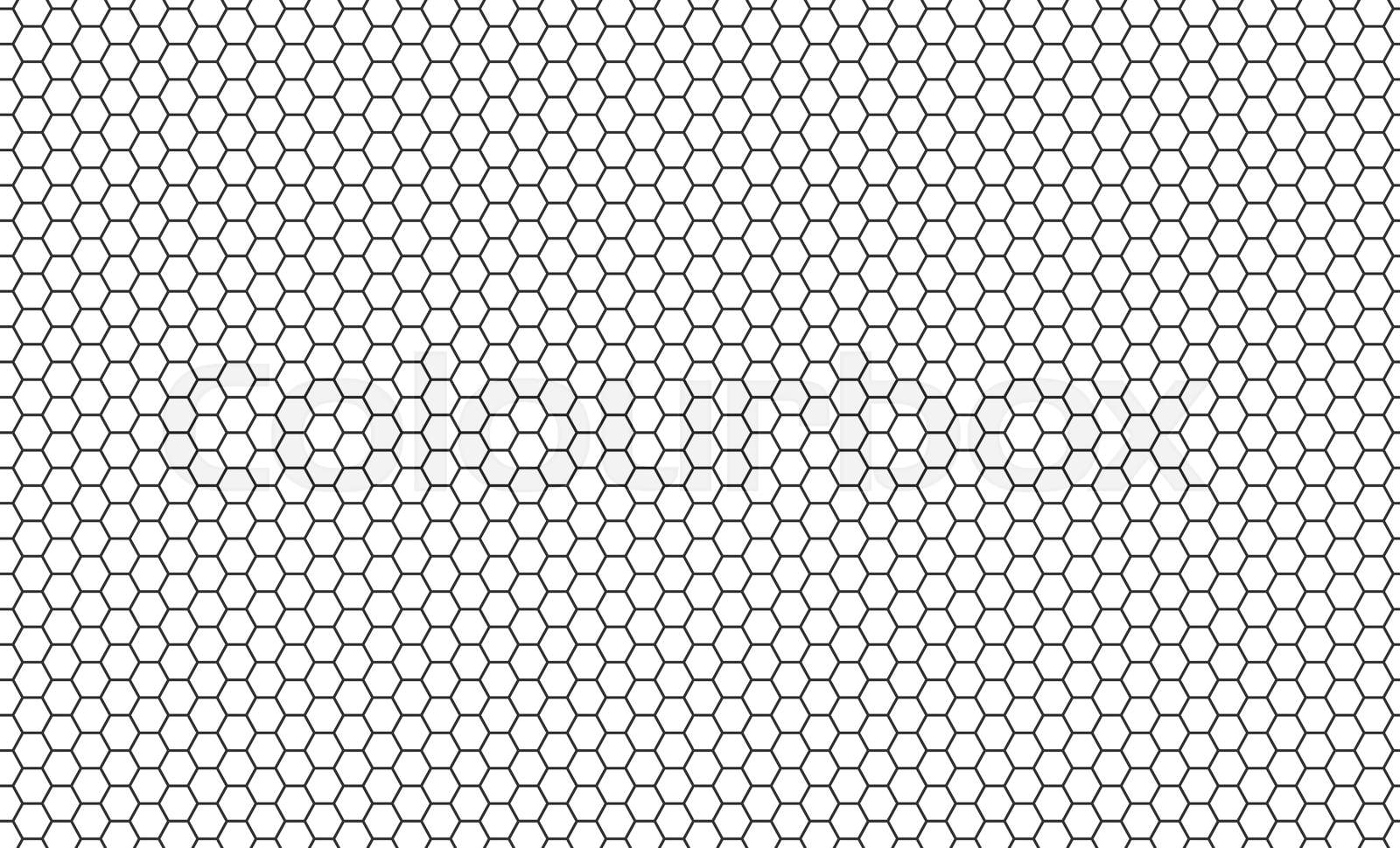 Hexagon honeycomb seamless pattern. Honeycomb grid seamless texture. Hexagonal cell texture. Bee ...