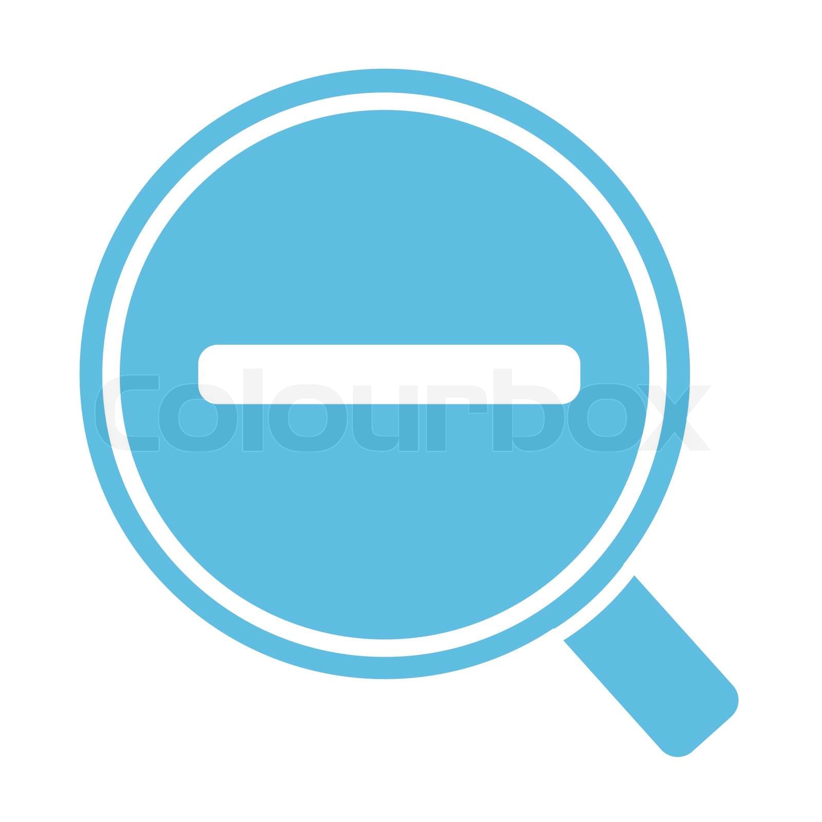 Reduce icon in blue | Stock vector | Colourbox