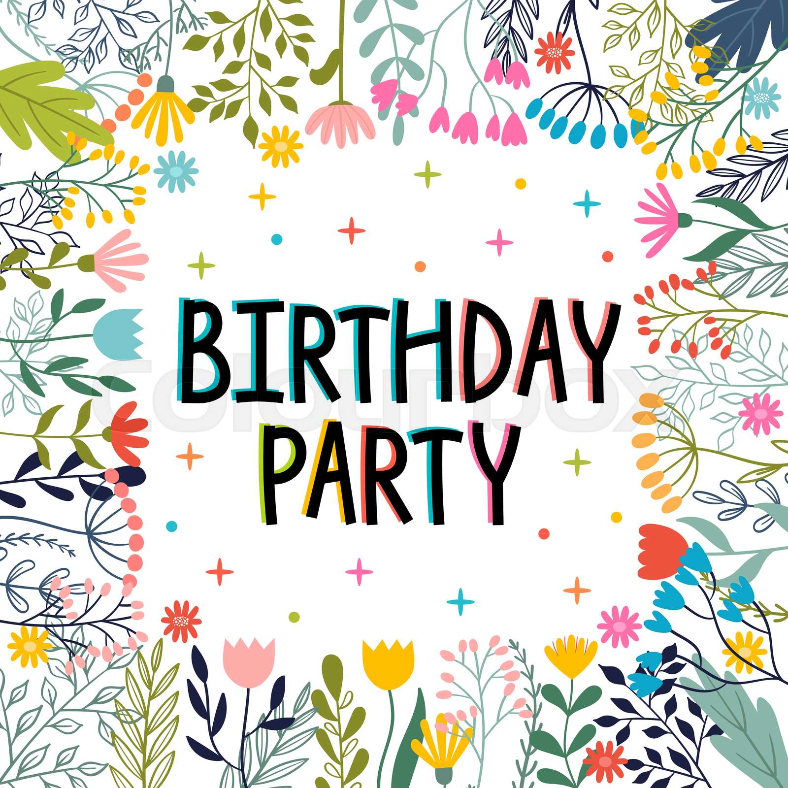 Birthday party. Inspirational and motivating phrase. Quote, slogan ...