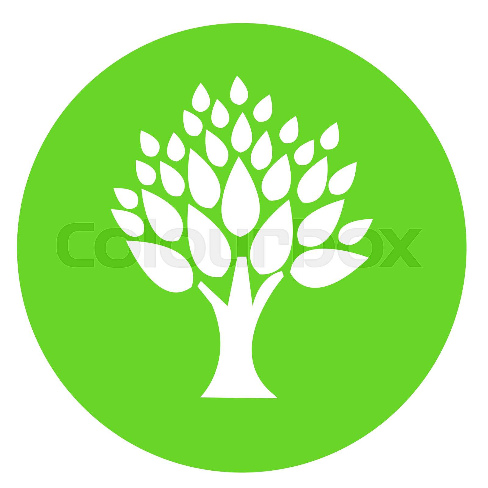 Flower icon flora sign symbol design | Stock vector | Colourbox