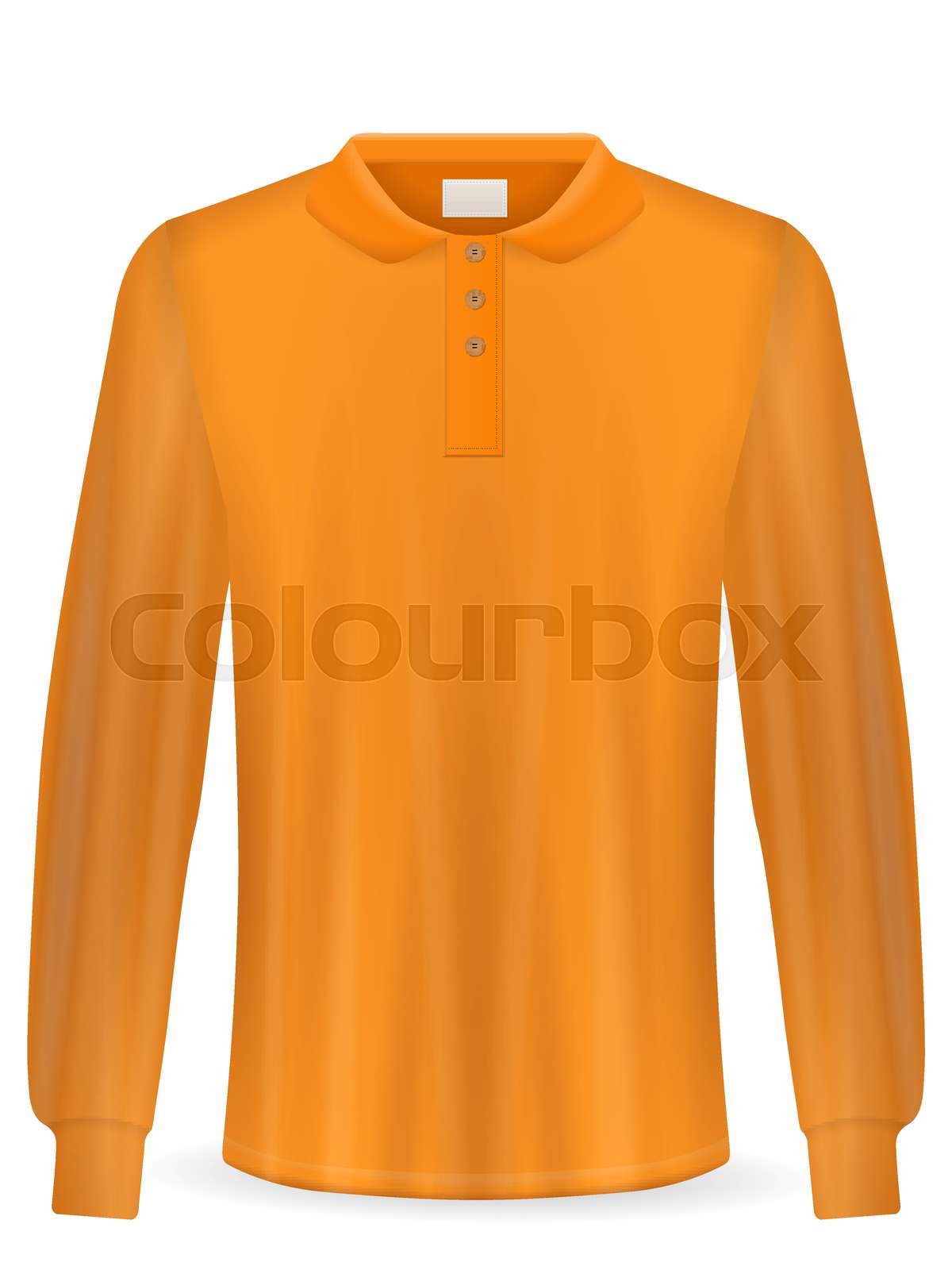 T-shirt long sleeve | Stock vector | Colourbox