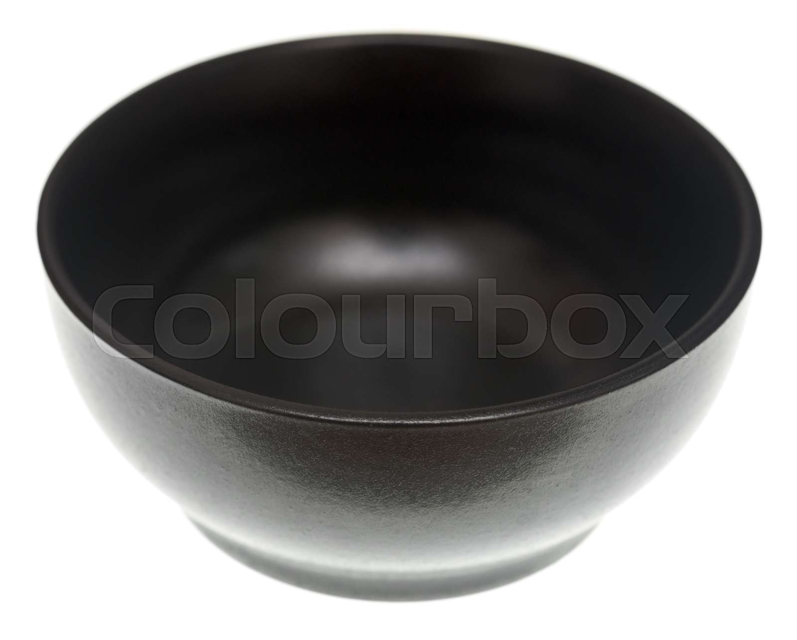 Black bowl | Stock image | Colourbox