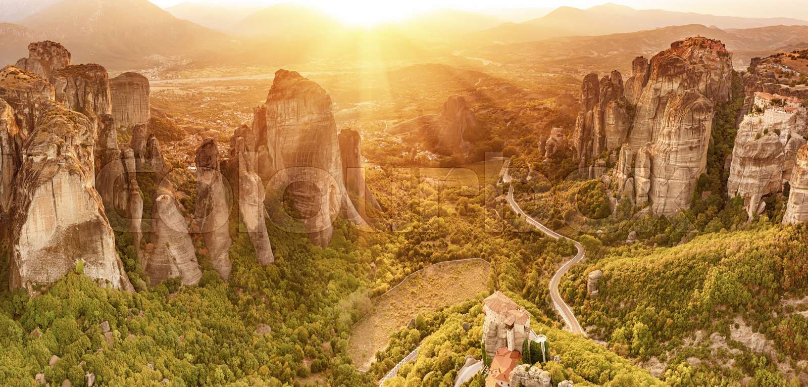 Meteora rocks, Greece. | Stock image | Colourbox