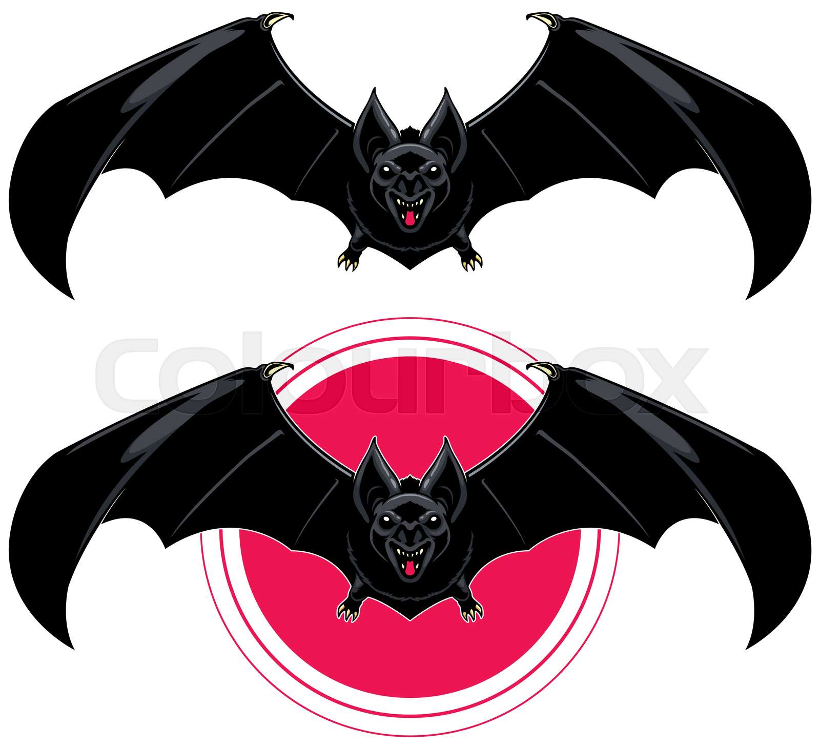 Bat Black Mascot | Stock vector | Colourbox