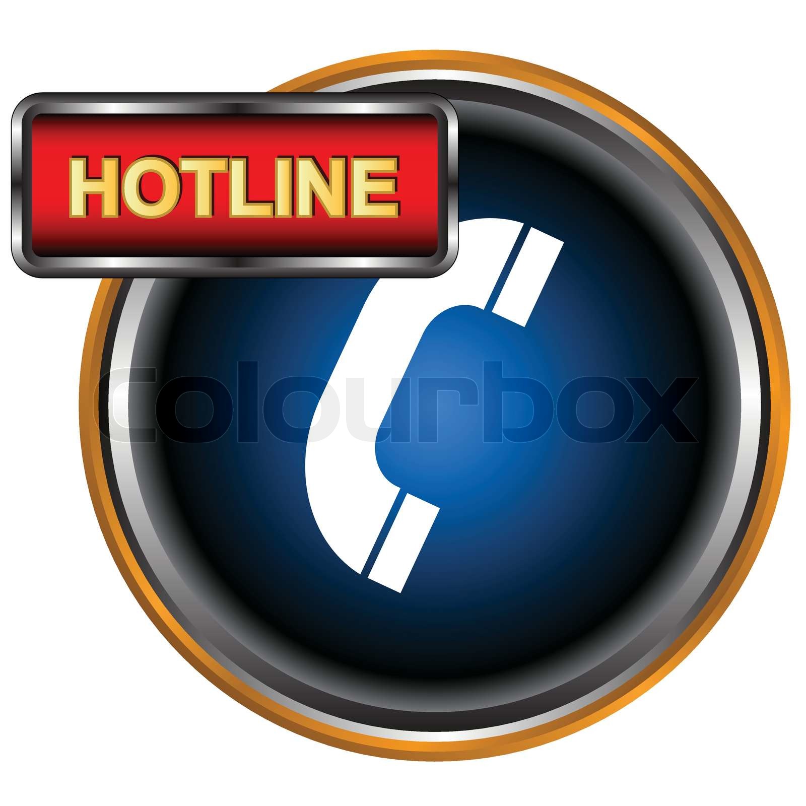 Hotline icon | Stock vector | Colourbox