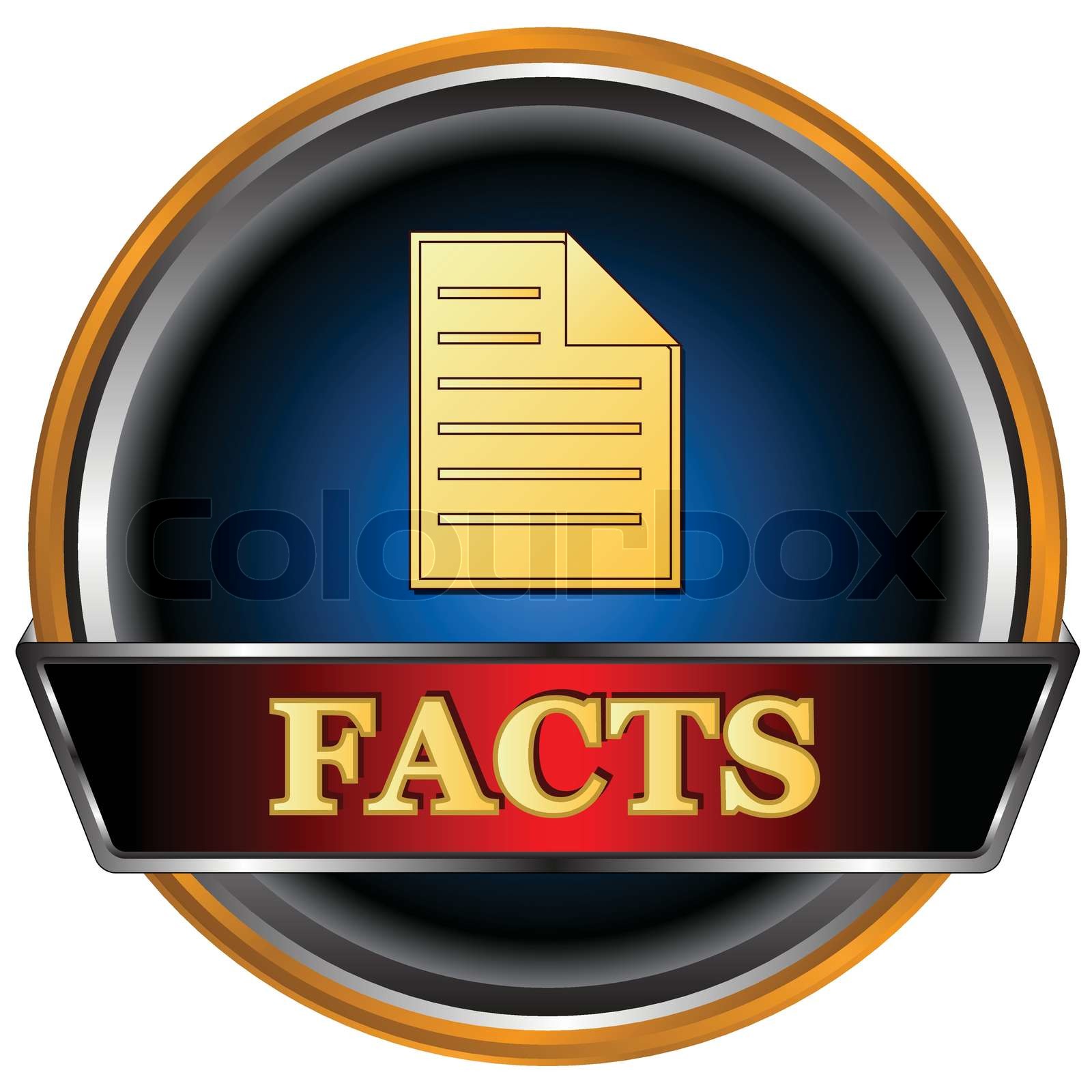 Fakta icon | Stock vektor | Colourbox