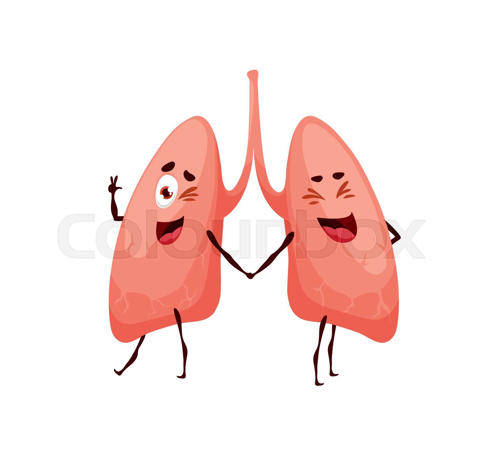 Respiratory System Cartoon For Kids