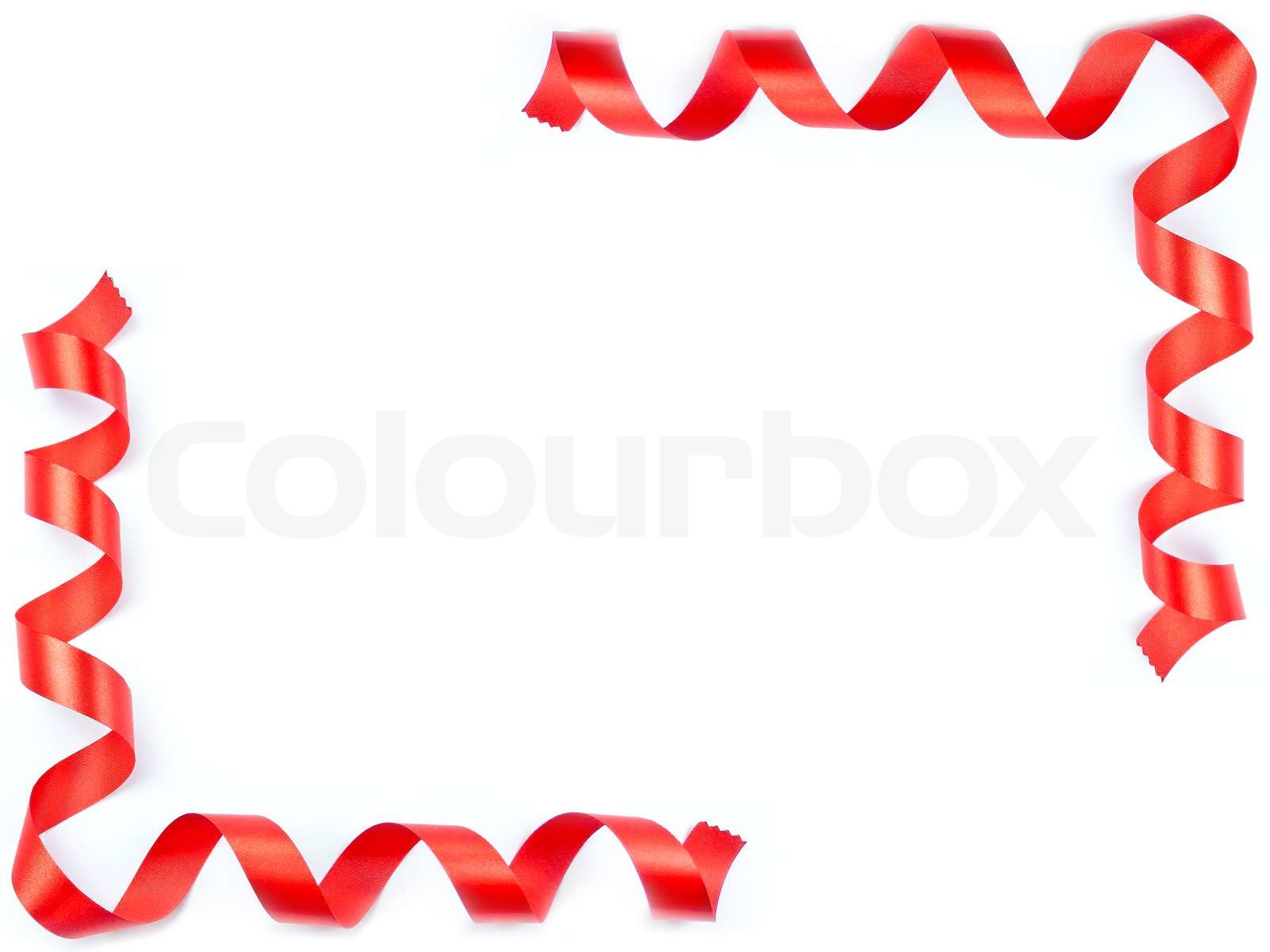 ramme, rød, jul | Stock foto | Colourbox