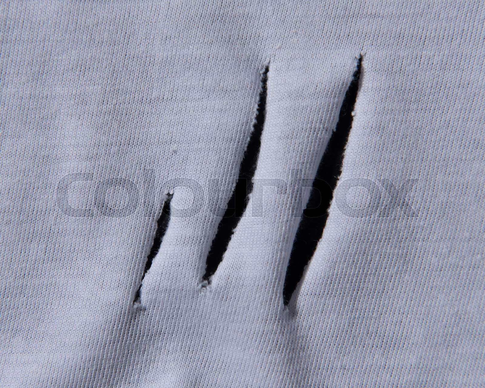 Clothes torn due to decay of the fabric,fabric damage | Stock image ...