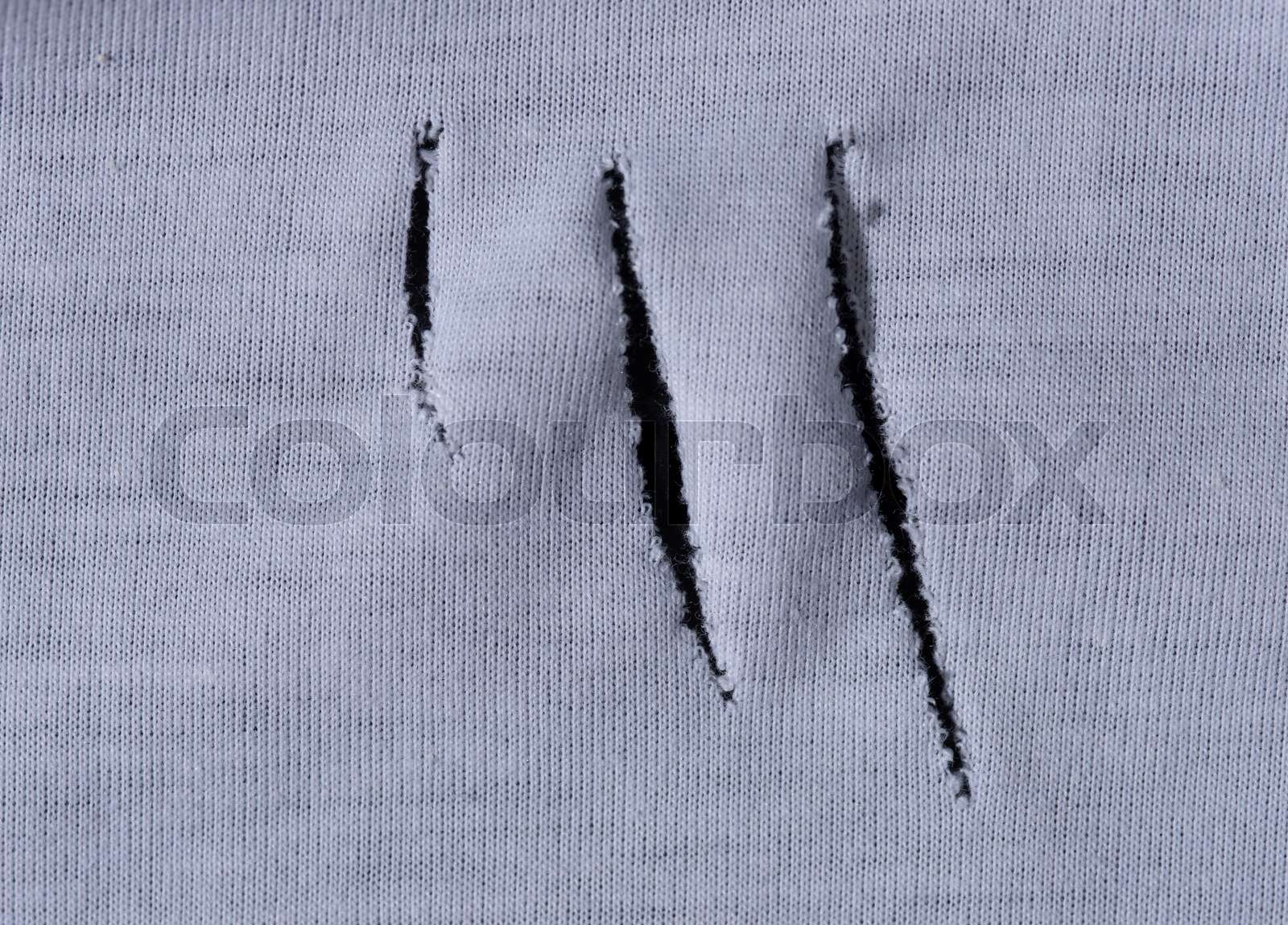 Clothes torn due to decay of the fabric,fabric damage | Stock image ...
