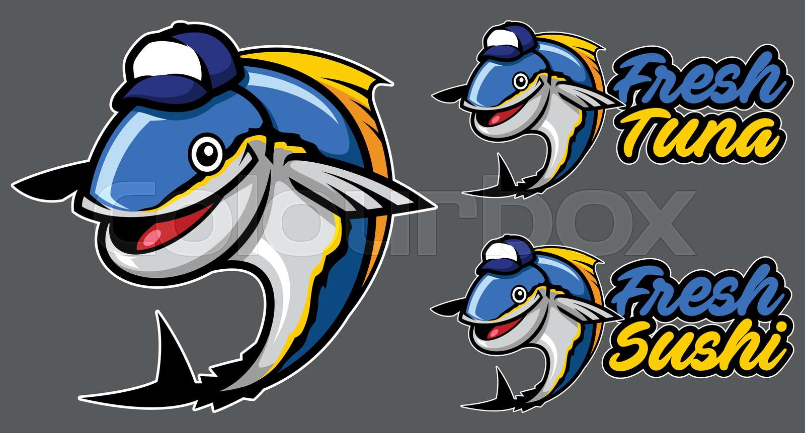 Tuna Fish Mascot | Stock vector | Colourbox