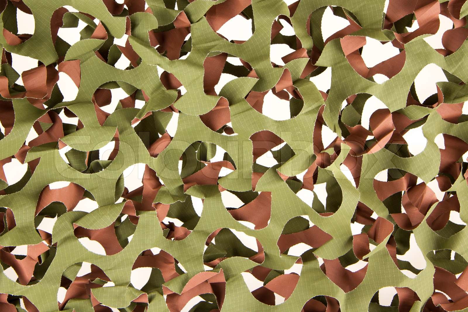 Camouflage net isolated | Stock image | Colourbox