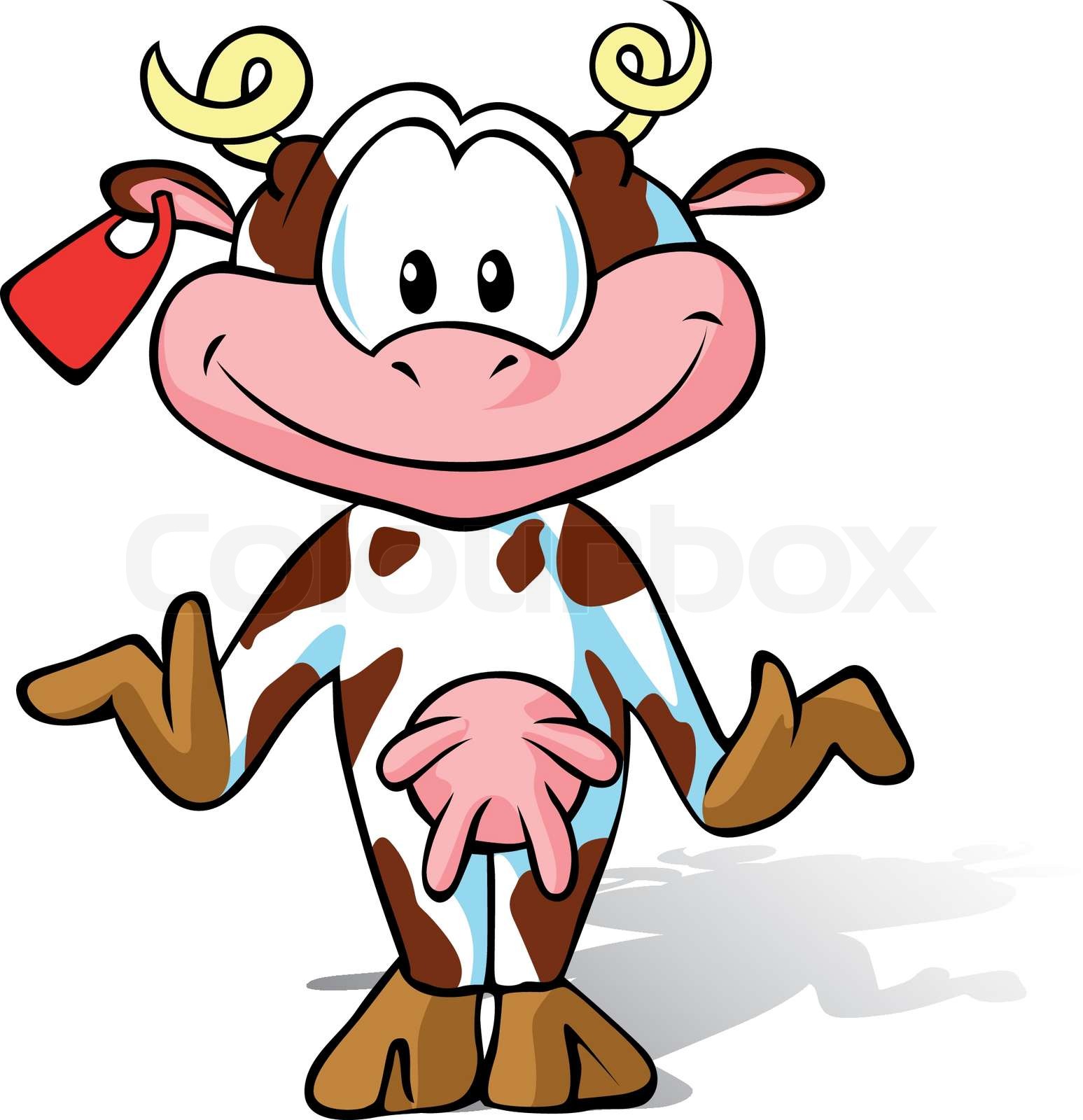 Kuh-cartoon | Stock-Vektor | Colourbox