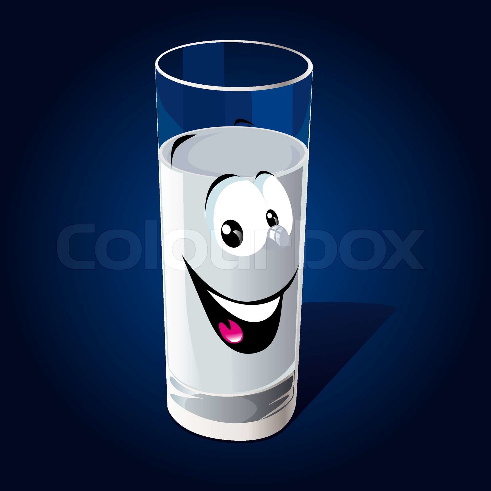 Glas Milch | Stock-Vektor | Colourbox
