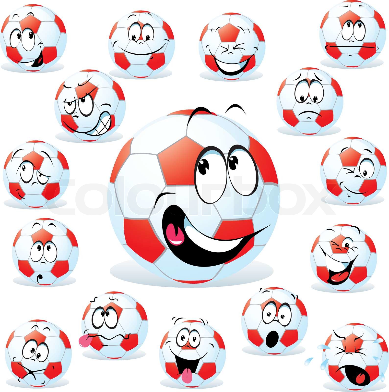 handball cartoon | Stock vector | Colourbox