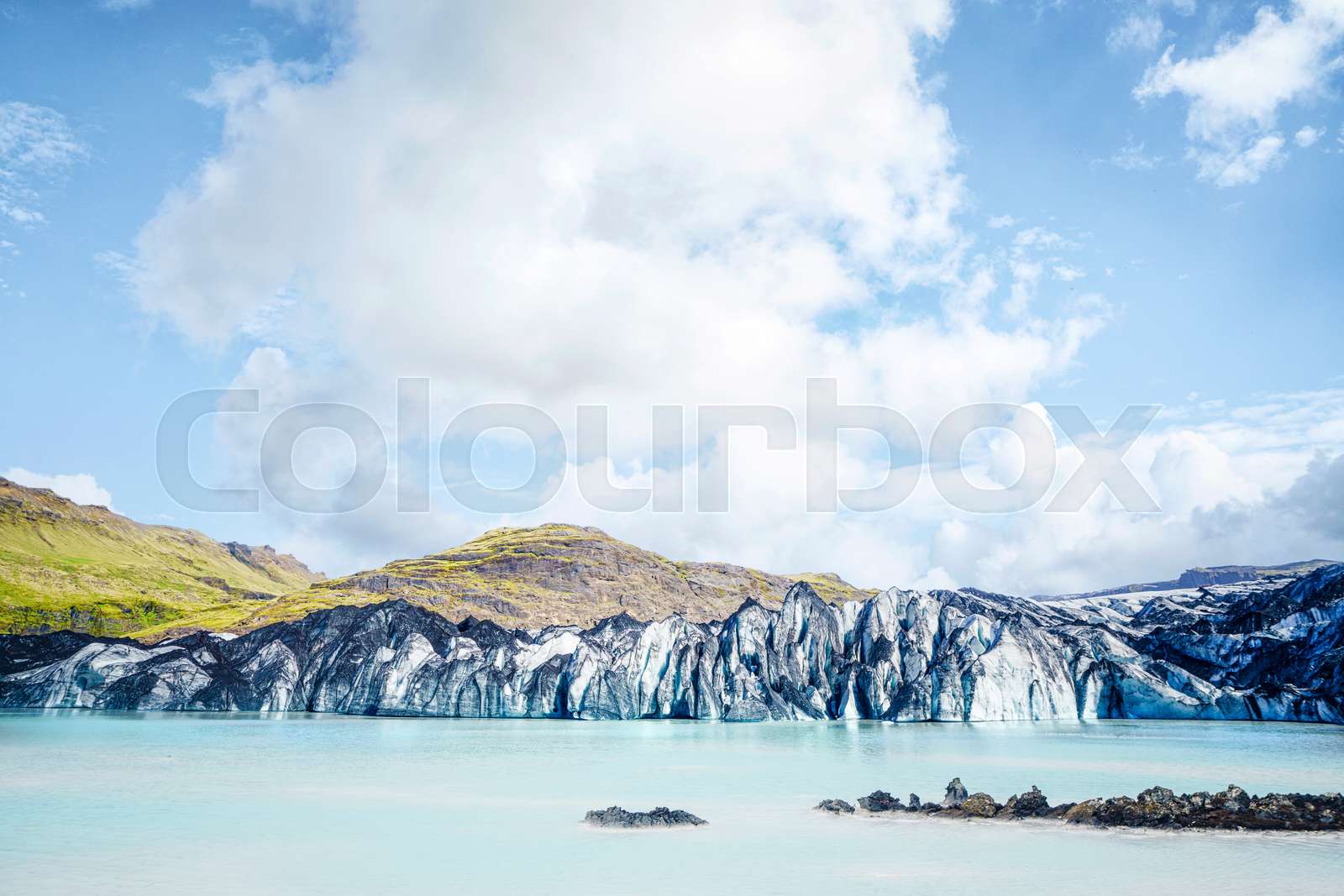 lava, see, vulkanisch | Stock Bild | Colourbox