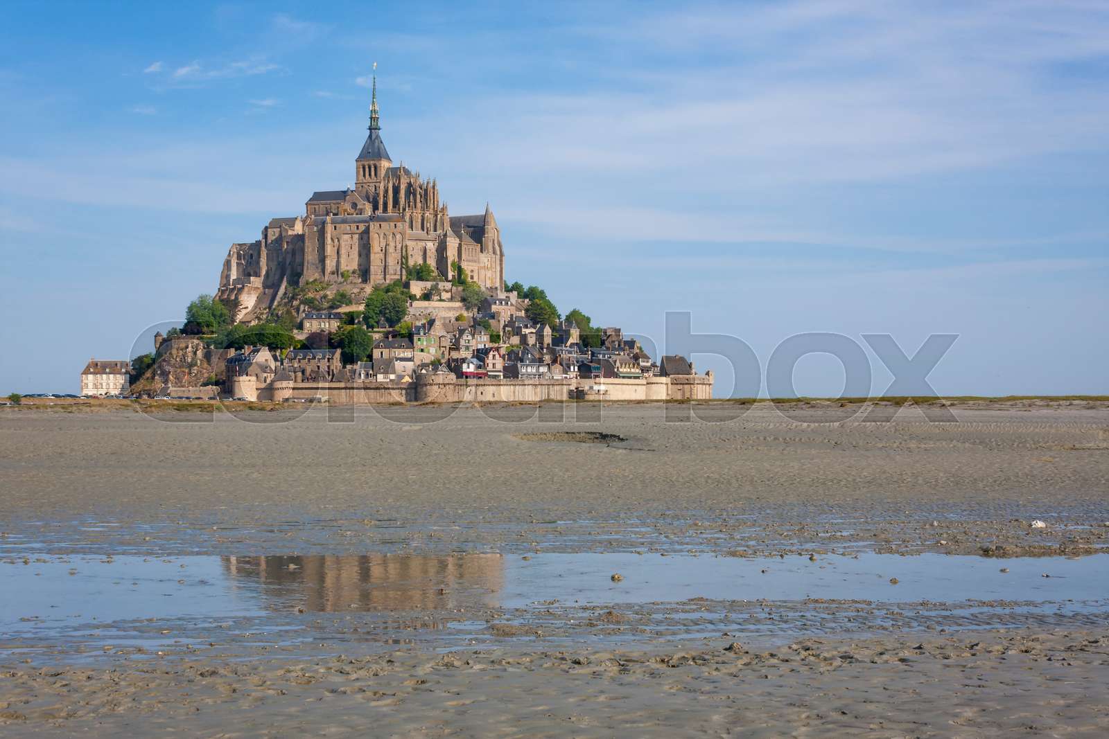 Le Mont Saint-Michel, Normandy, France | Stock image | Colourbox
