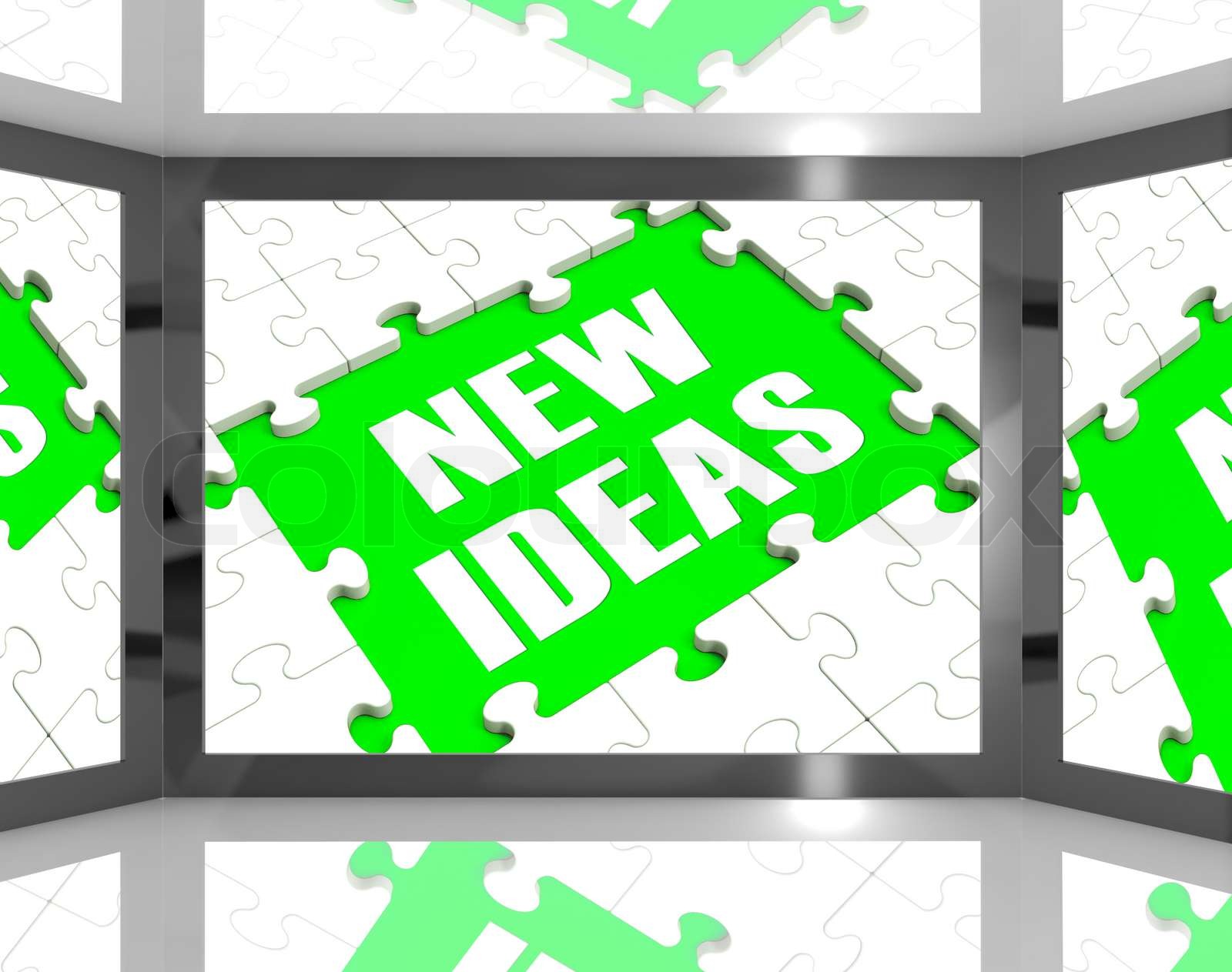 New Ideas On Screen Showing Improved Ideas | Stock image | Colourbox