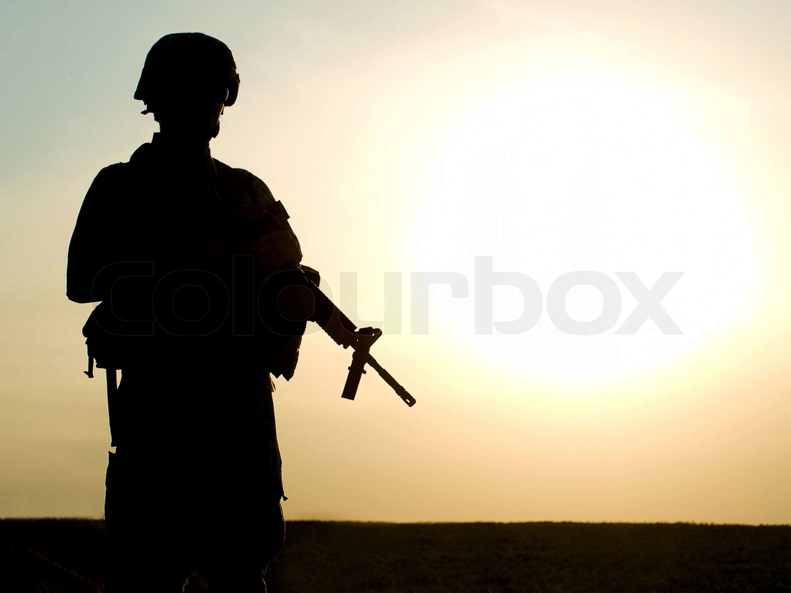 US-Soldat | Stock Bild | Colourbox