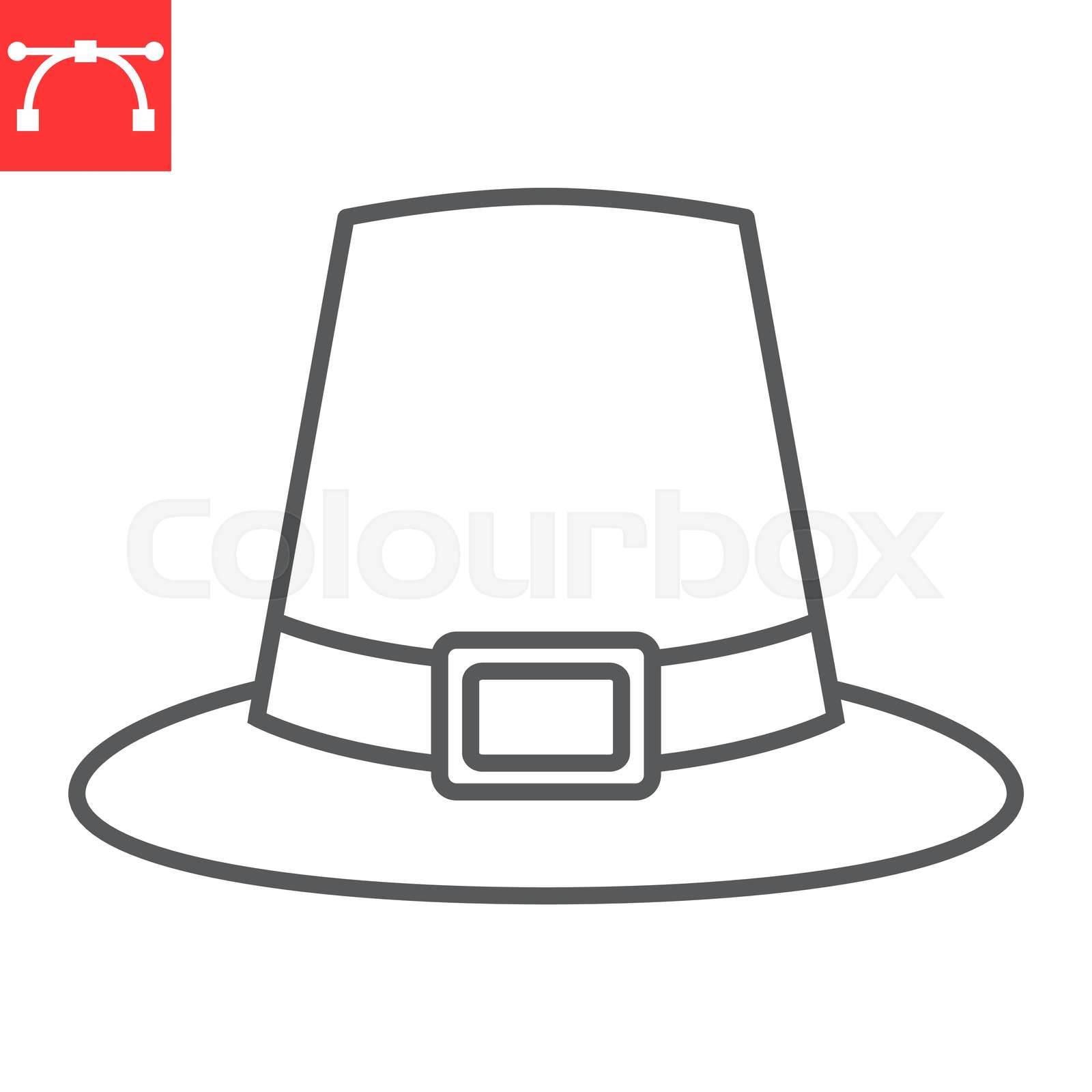 pilgrim, hvid, logo | Stock vektor | Colourbox