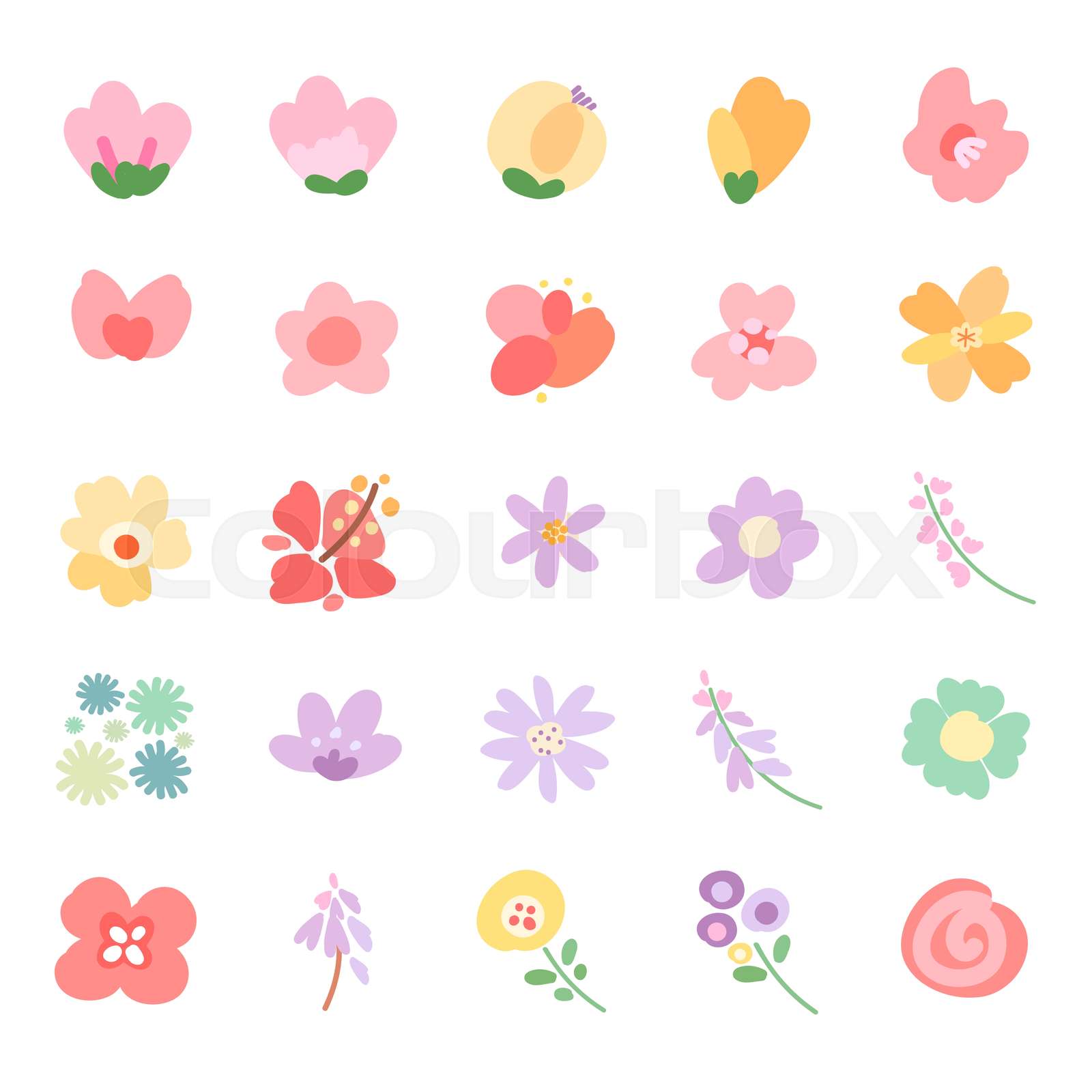 flower icon | Stock vector | Colourbox