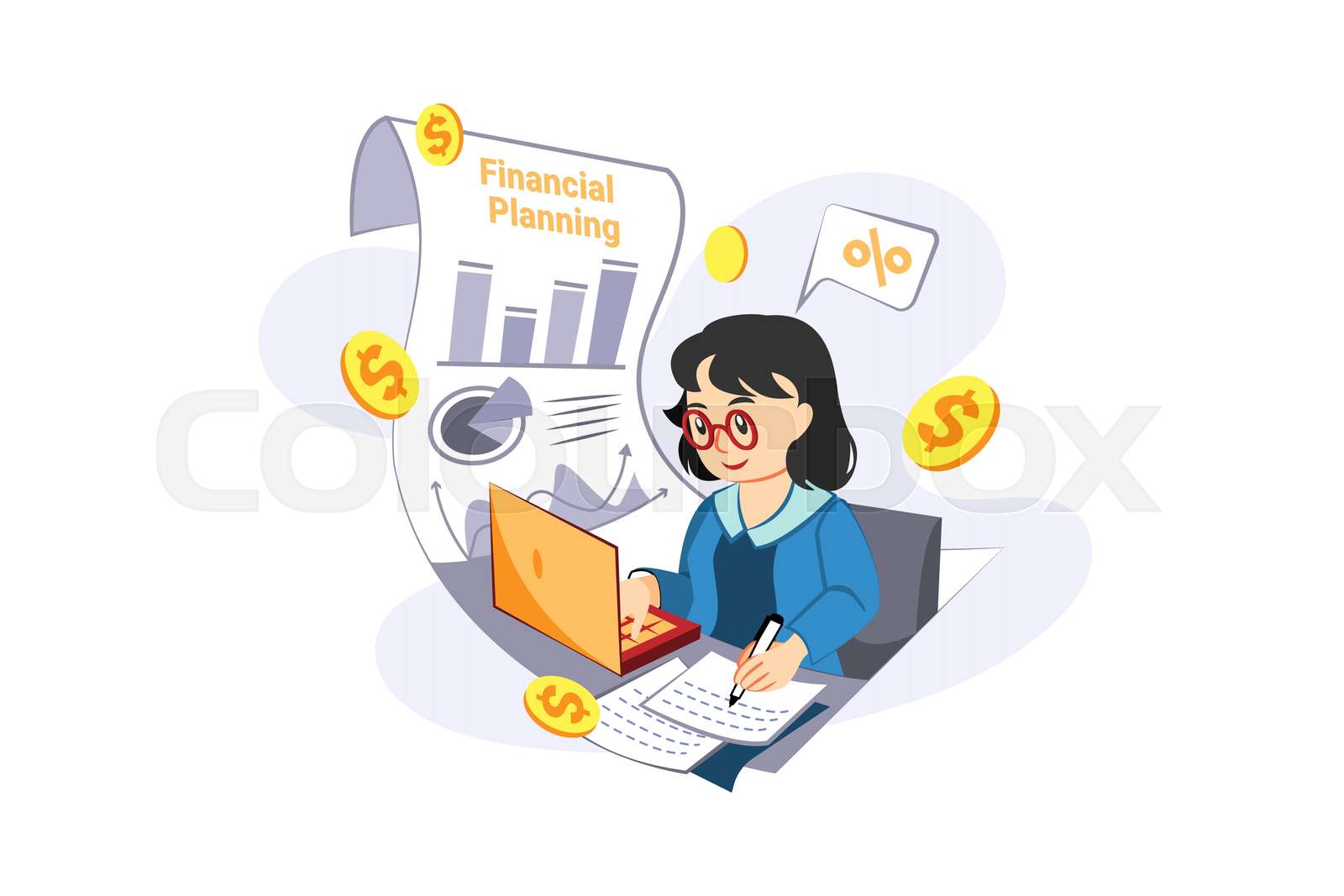 Clip Art Financial Planner