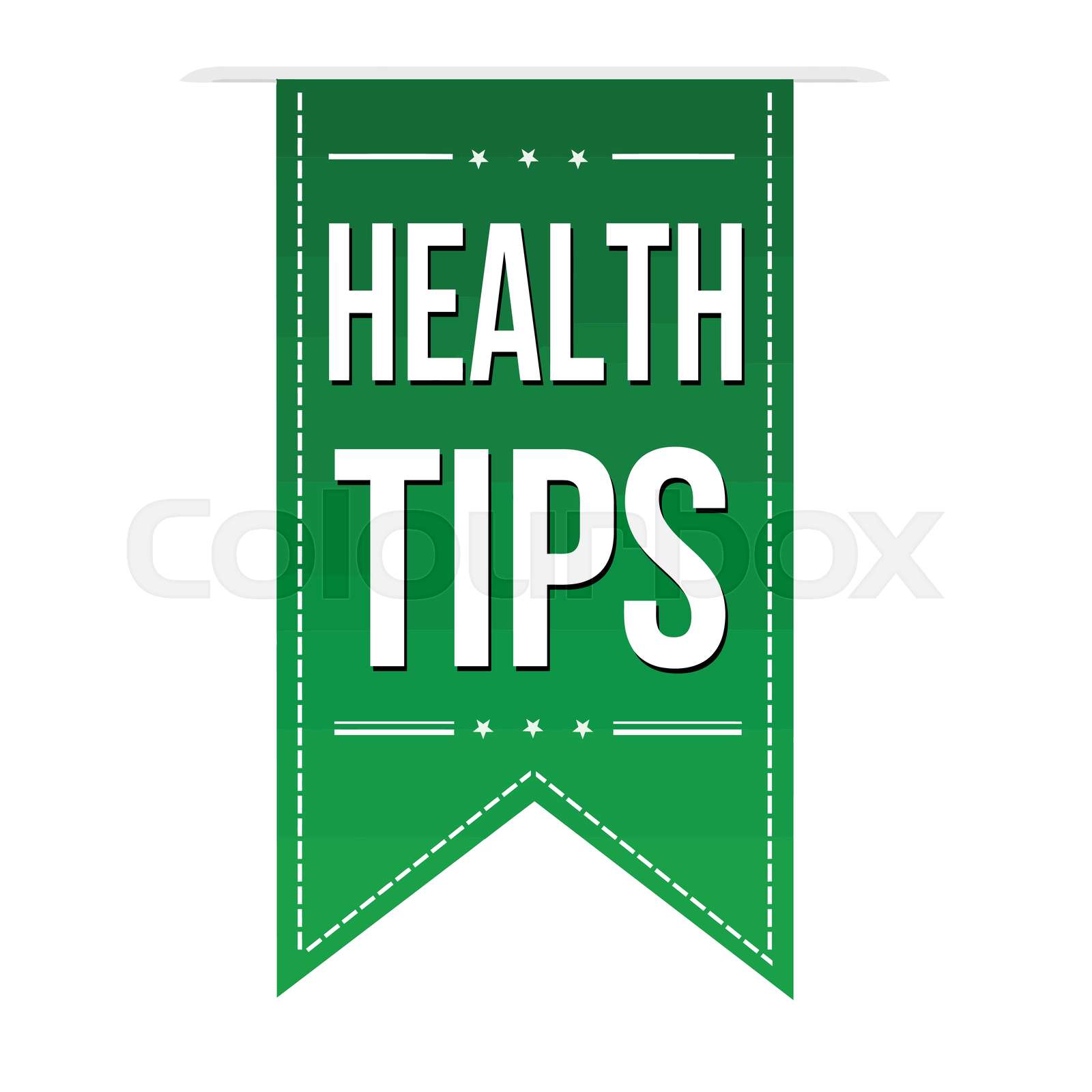 Health Tips Green Ribbon Or Banner Design Stock Vector Colourbox Health Tips Green Ribbon Or Banner Design Stock Vector Colourbox