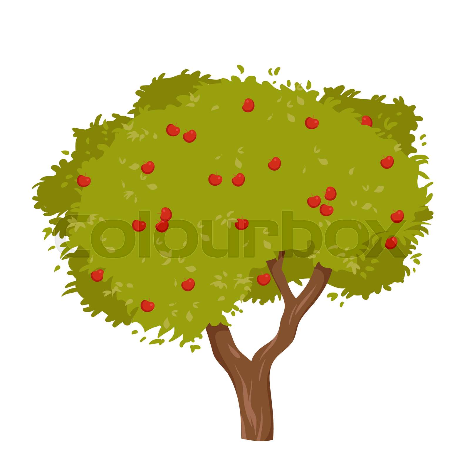 Vector Apple Tree