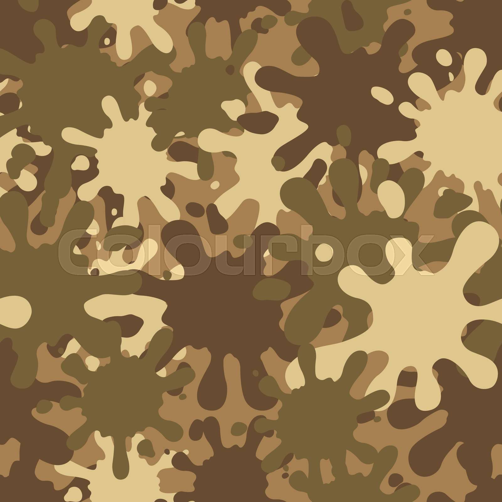 Camouflage pattern. Design element for poster, clothes decoration, card ...