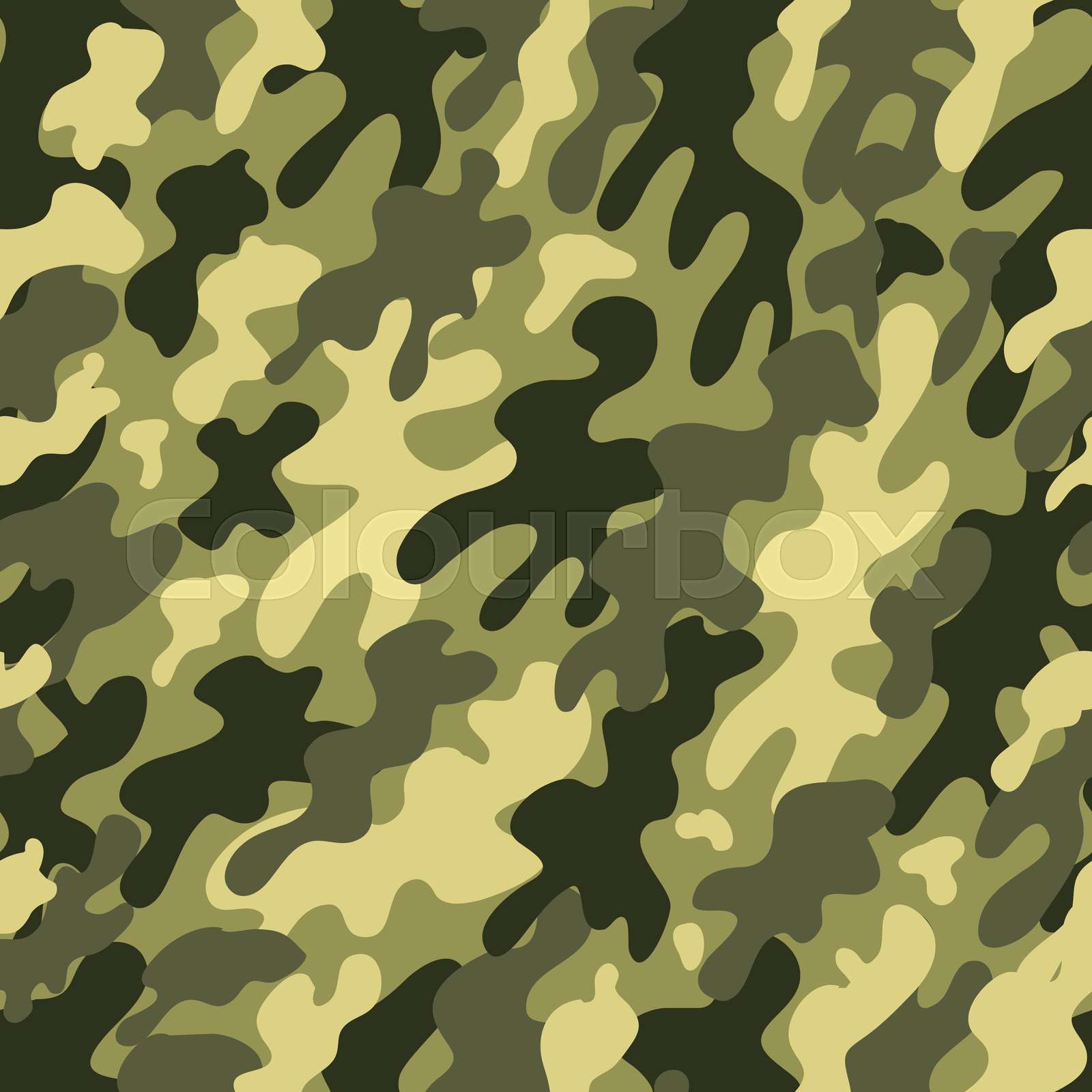 Camouflage pattern. Design element for poster, clothes decoration, card ...