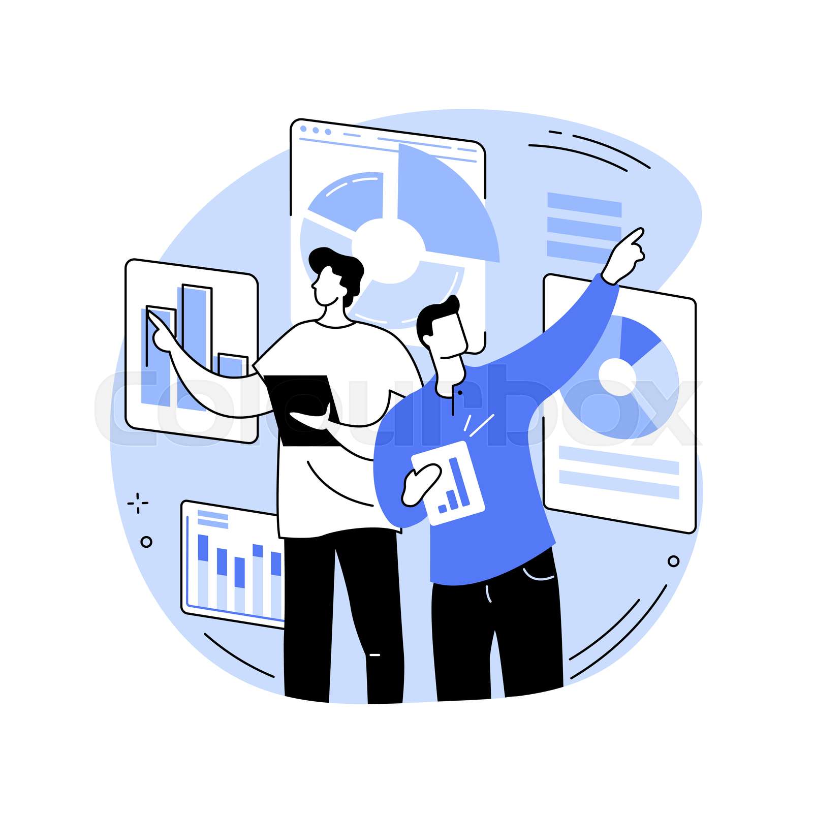 IT Manager isolated cartoon vector illustrations. | Stock vector ...