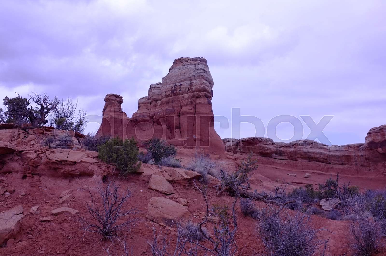Broken Arch Trail in Arches National Park Utah Photo | Stock image ...