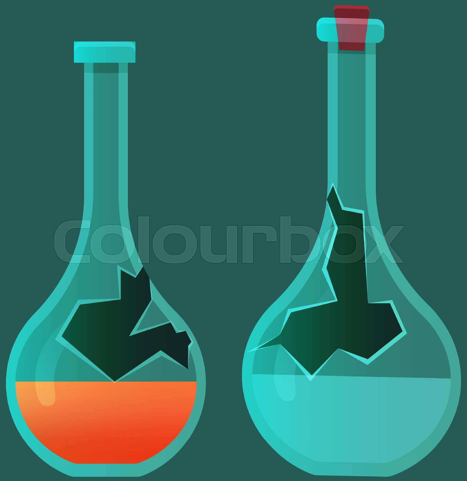 Broken Science Beaker