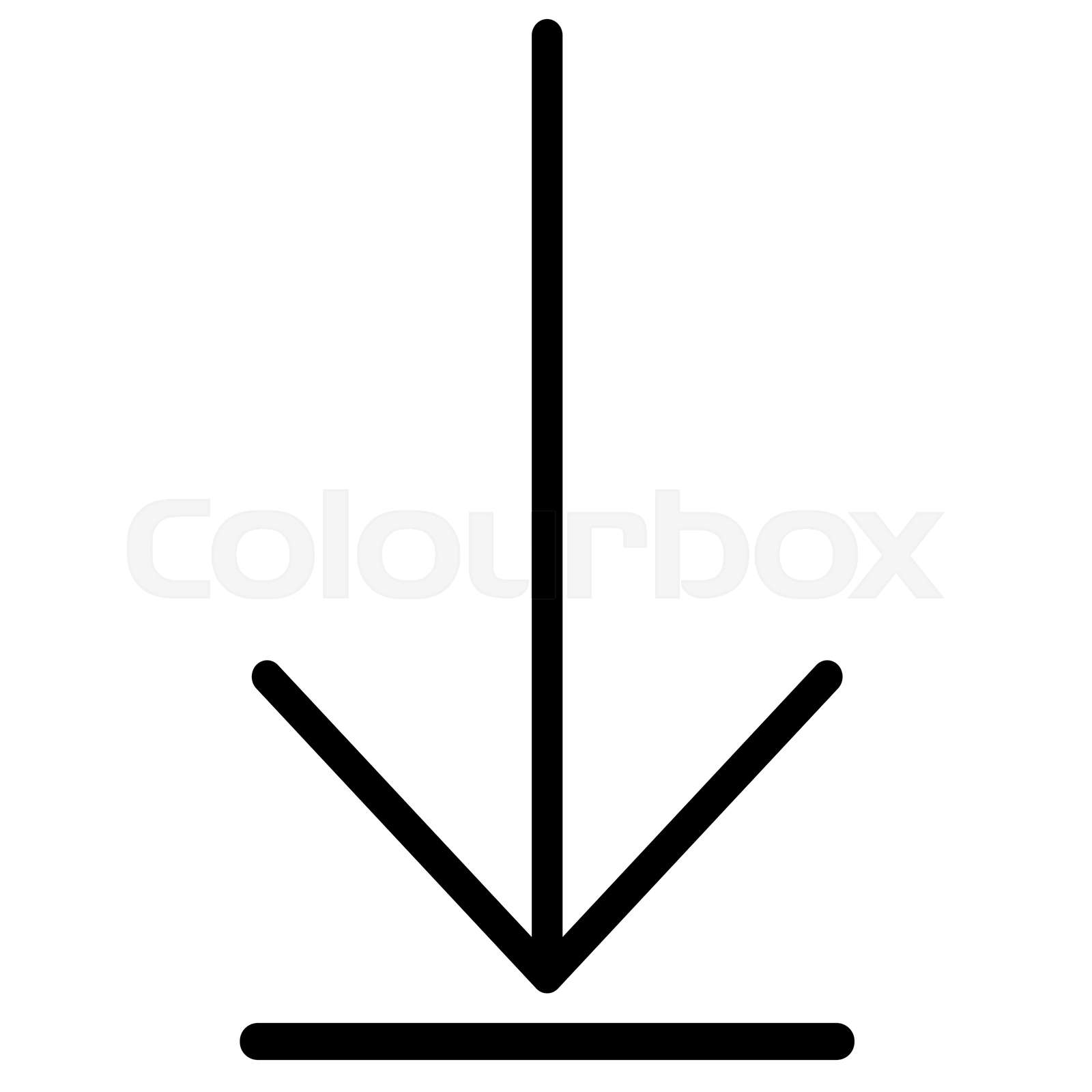 Download icon sign symbol design | Stock vector | Colourbox