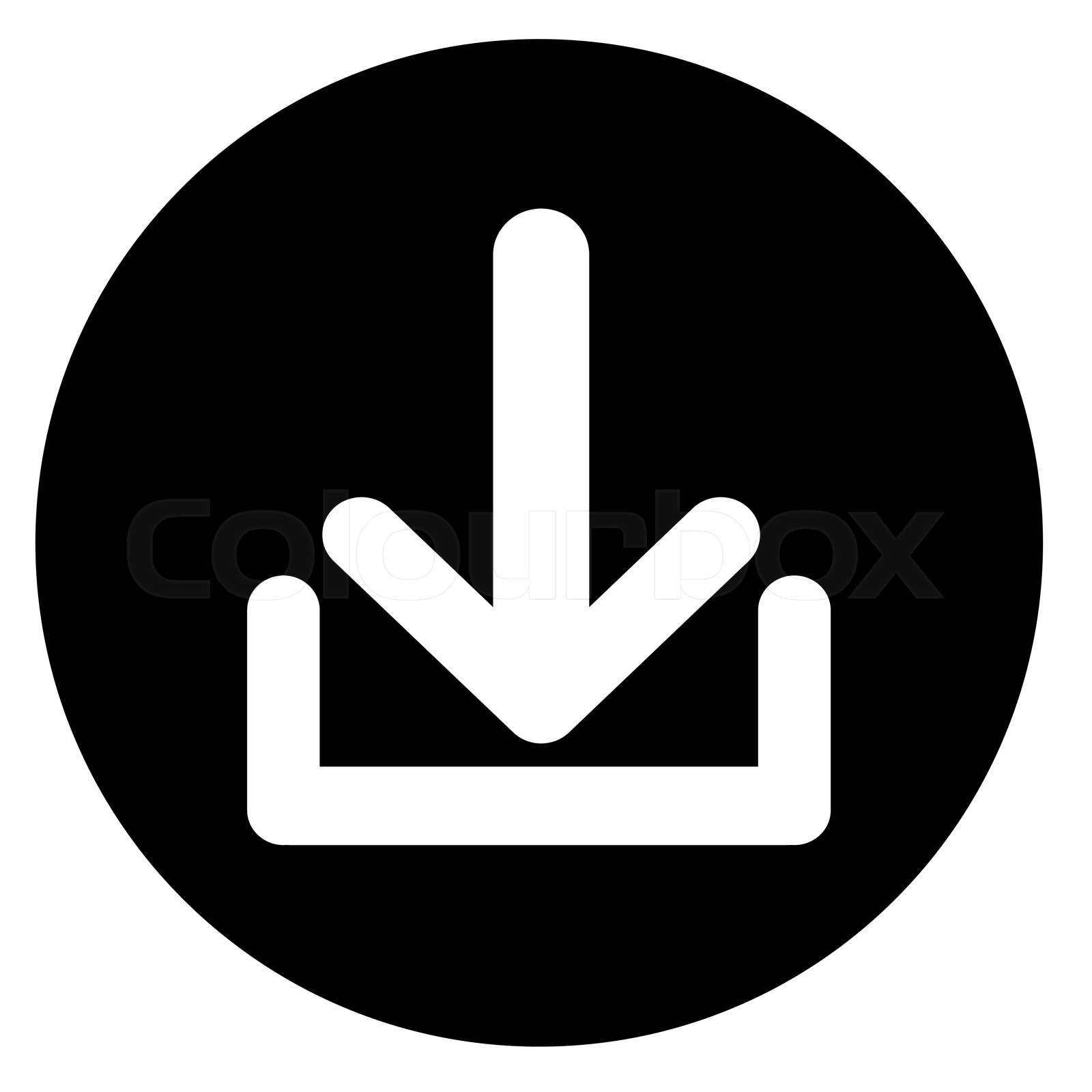 Download icon sign symbol design | Stock vector | Colourbox