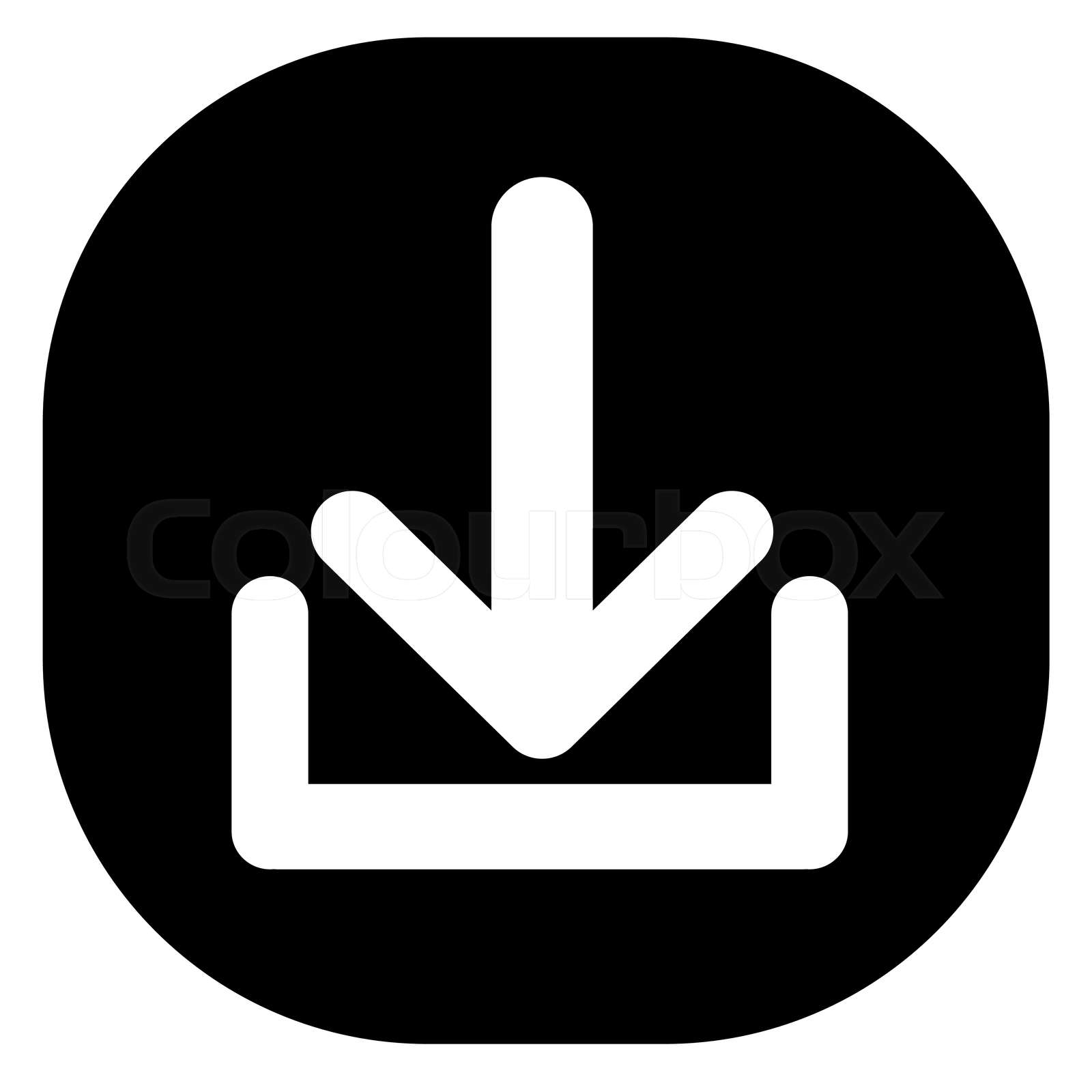Download icon sign symbol design | Stock vector | Colourbox