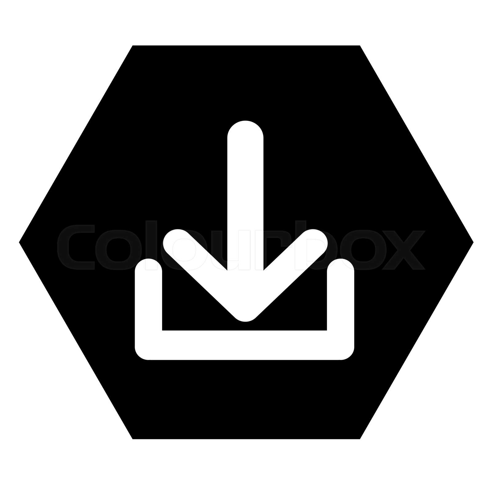 Download Icon Sign Symbol Design Stock Vector Colourbox