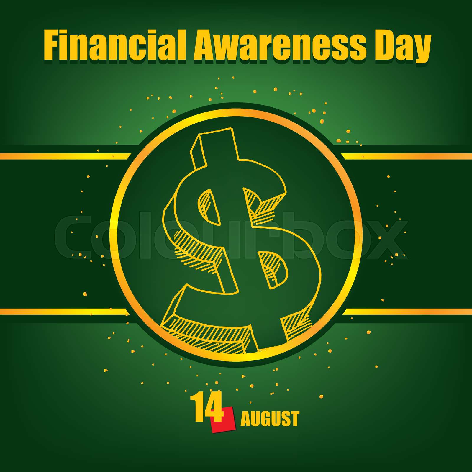 Happy Financial Awareness Day | Stock vector | Colourbox Happy Financial Awareness Day | Stock vector | Colourbox