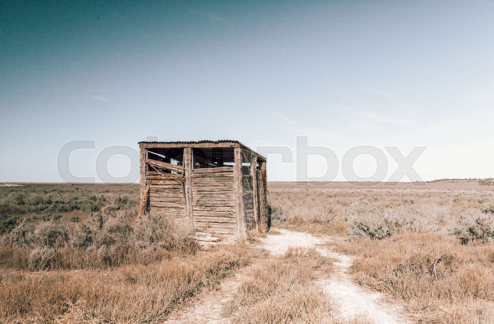 Outback dunny | Stock image | Colourbox