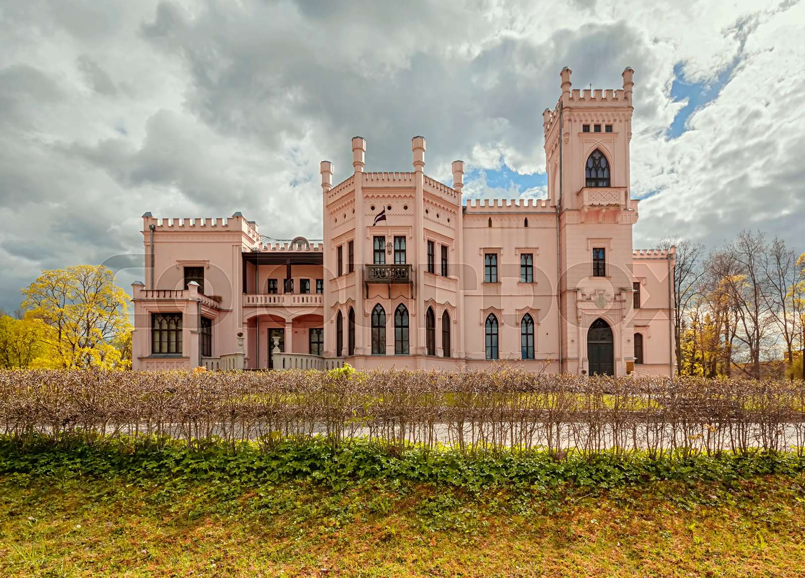 Aluksne New Palace. Latvia | Stock image | Colourbox