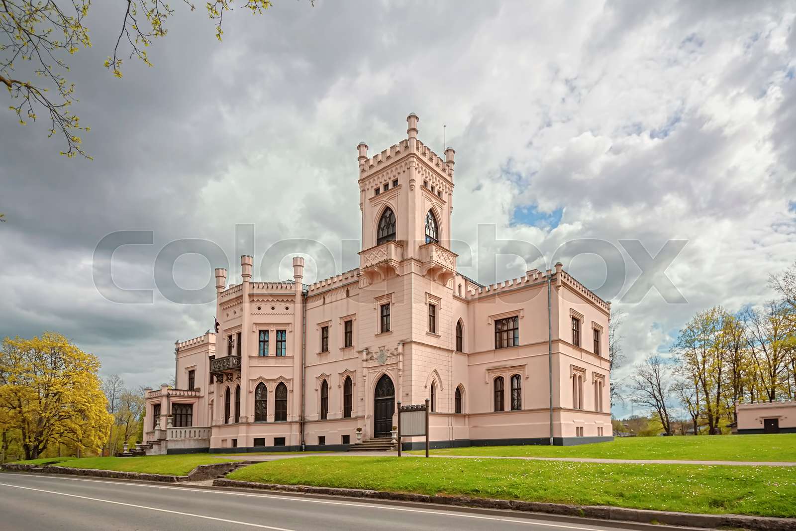 Aluksne New Palace. Latvia | Stock image | Colourbox