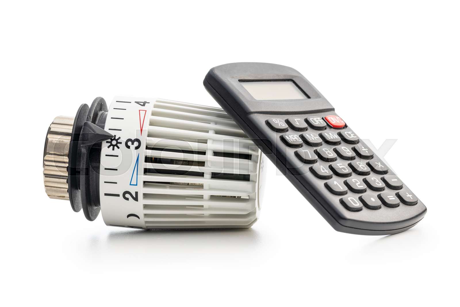 thermostat, für, zu | Stock Bild | Colourbox