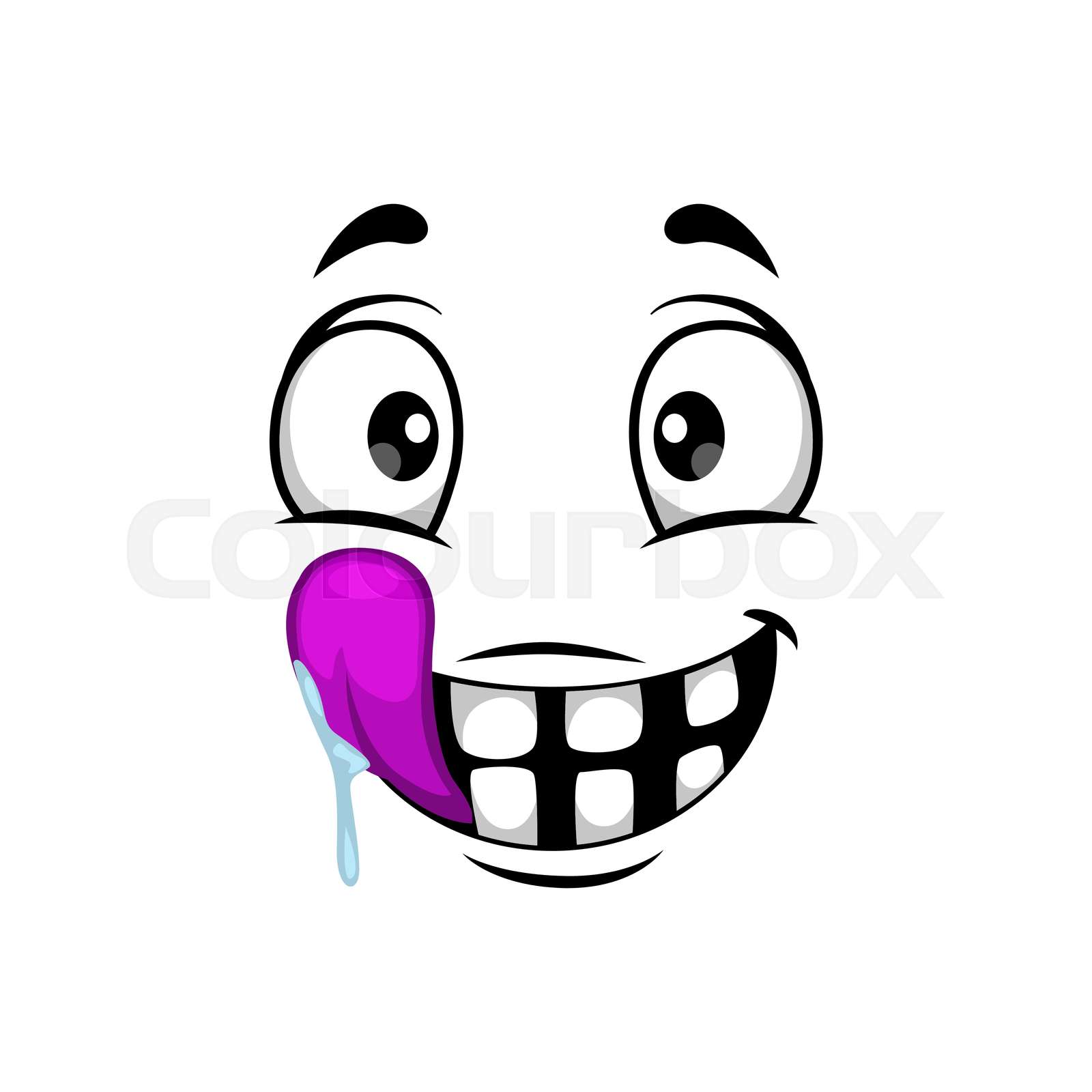 Toothy Cartoon Smily Face