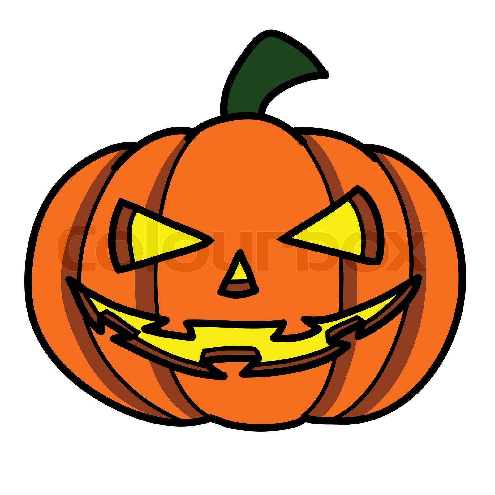 Halloween-Zeichen Handschrift cartoon | Stock-Vektor | Colourbox