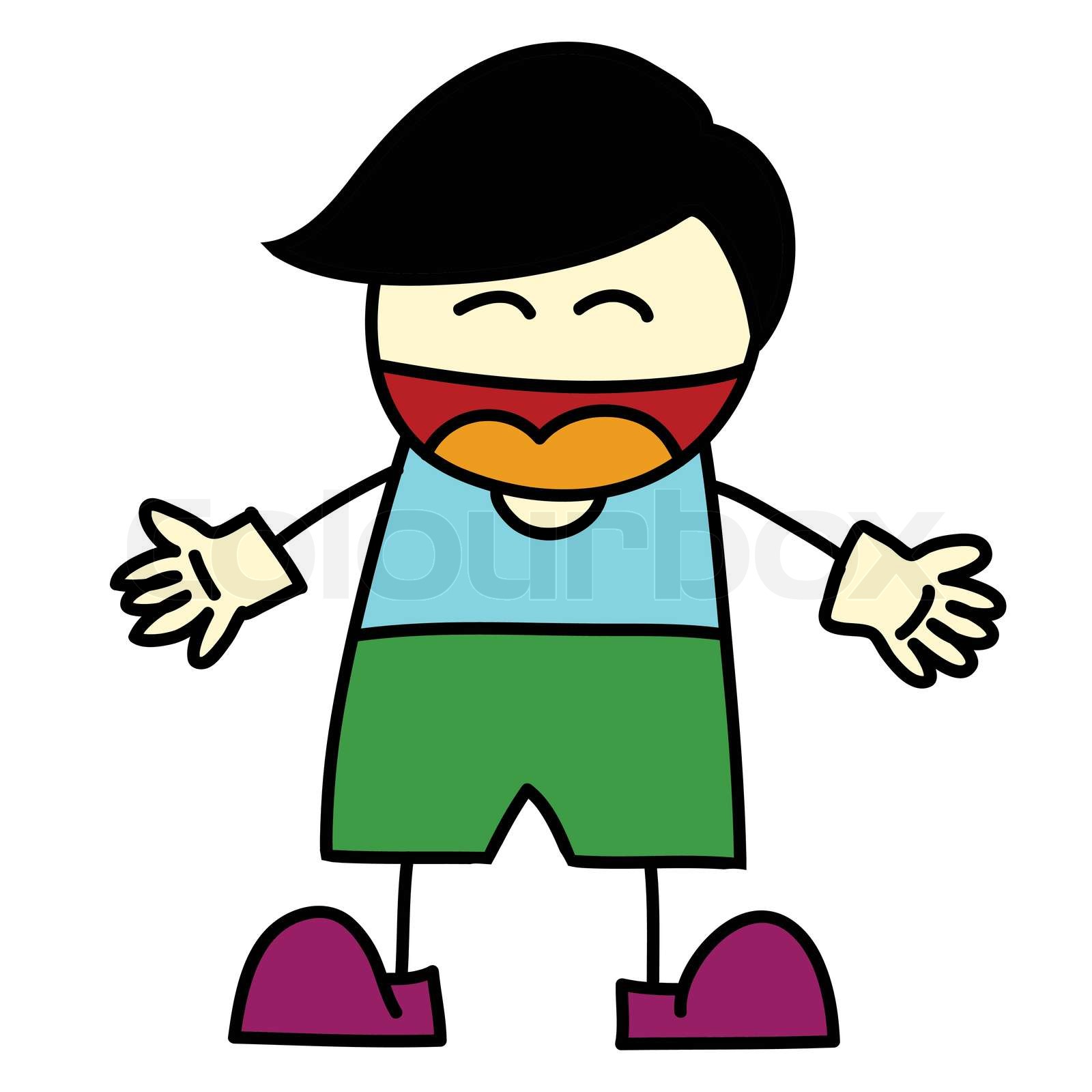 Hand writingcartoon vector | Stock vector | Colourbox