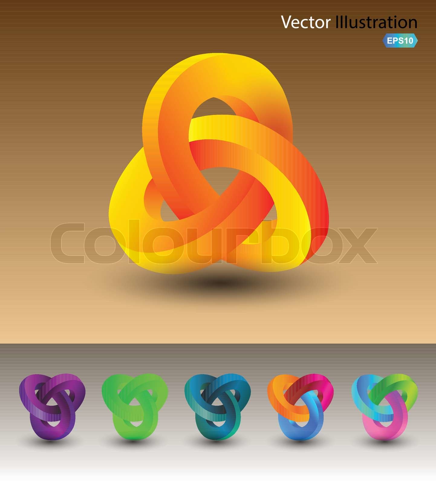 Shape 3d Infinity | Stock vector | Colourbox